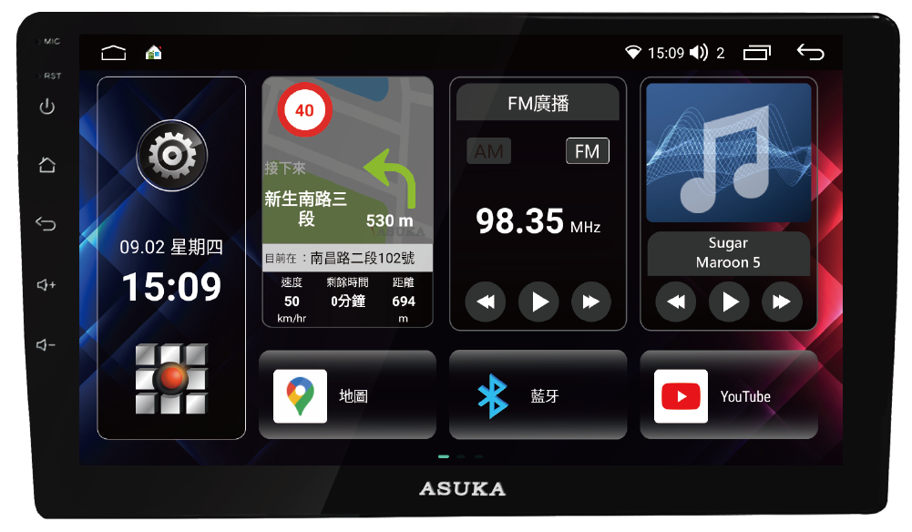 ACK-510 Plus, High-efficiency "Around View" Navigation Head Unit